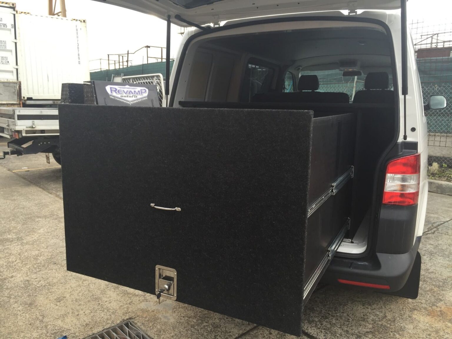 Slide Drawers - RevampAutoFit - Expert Van Conversions, Camper, and Bus ...